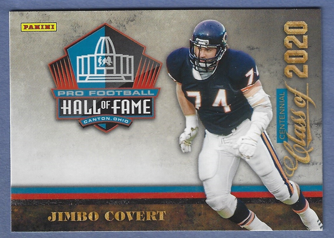 Jimbo Covert 2020 Panini NFL Hall of Fame Class of 2020 Football Card ...