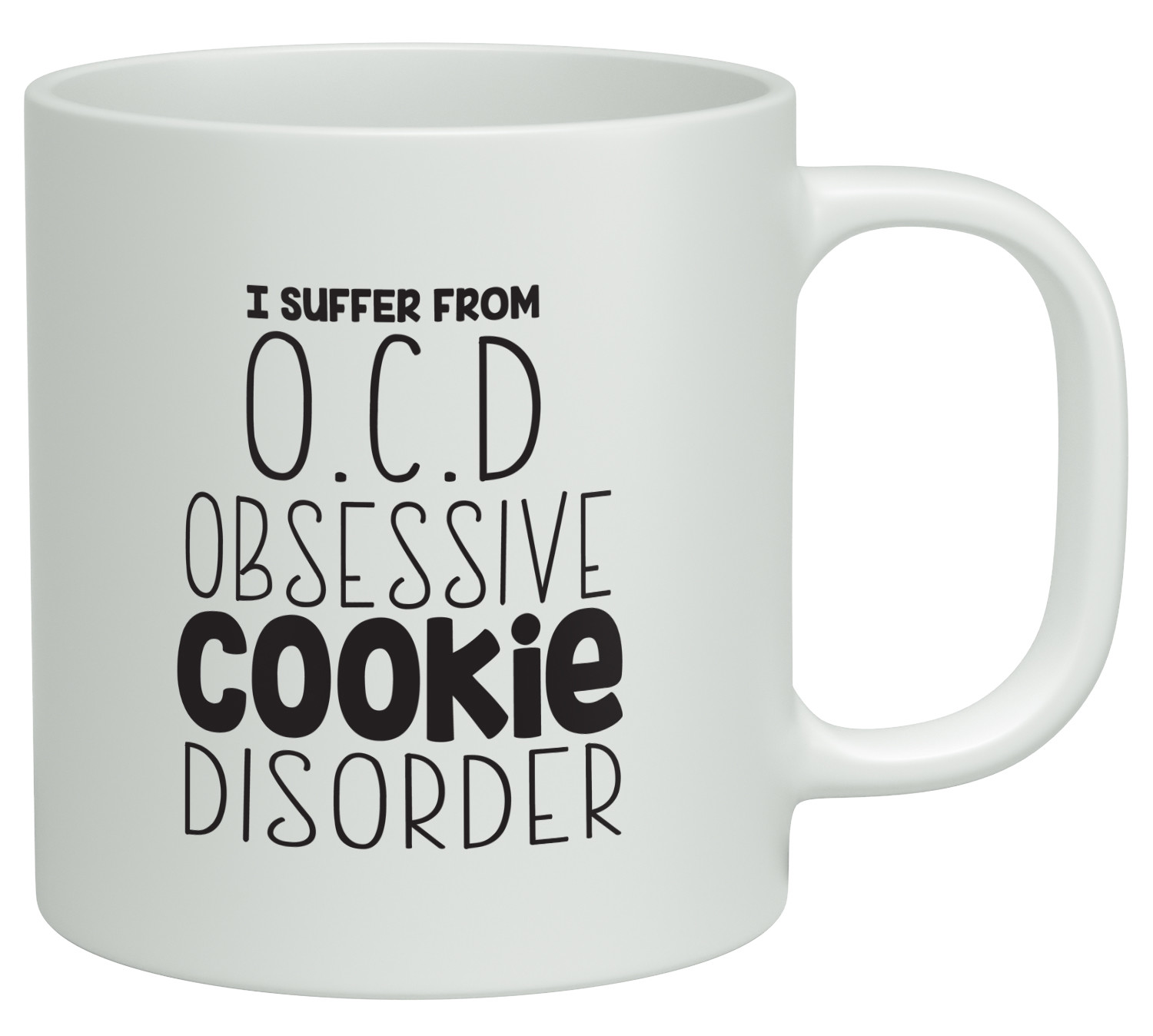 OCD Obsessive Cookie Disorder Funny White 10oz Novelty Gift Mug | eBay