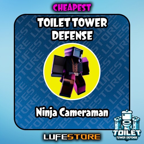 ROBLOX - TOILET TOWER DEFENSE 🚽- NINJA CAMERAMAN | eBay