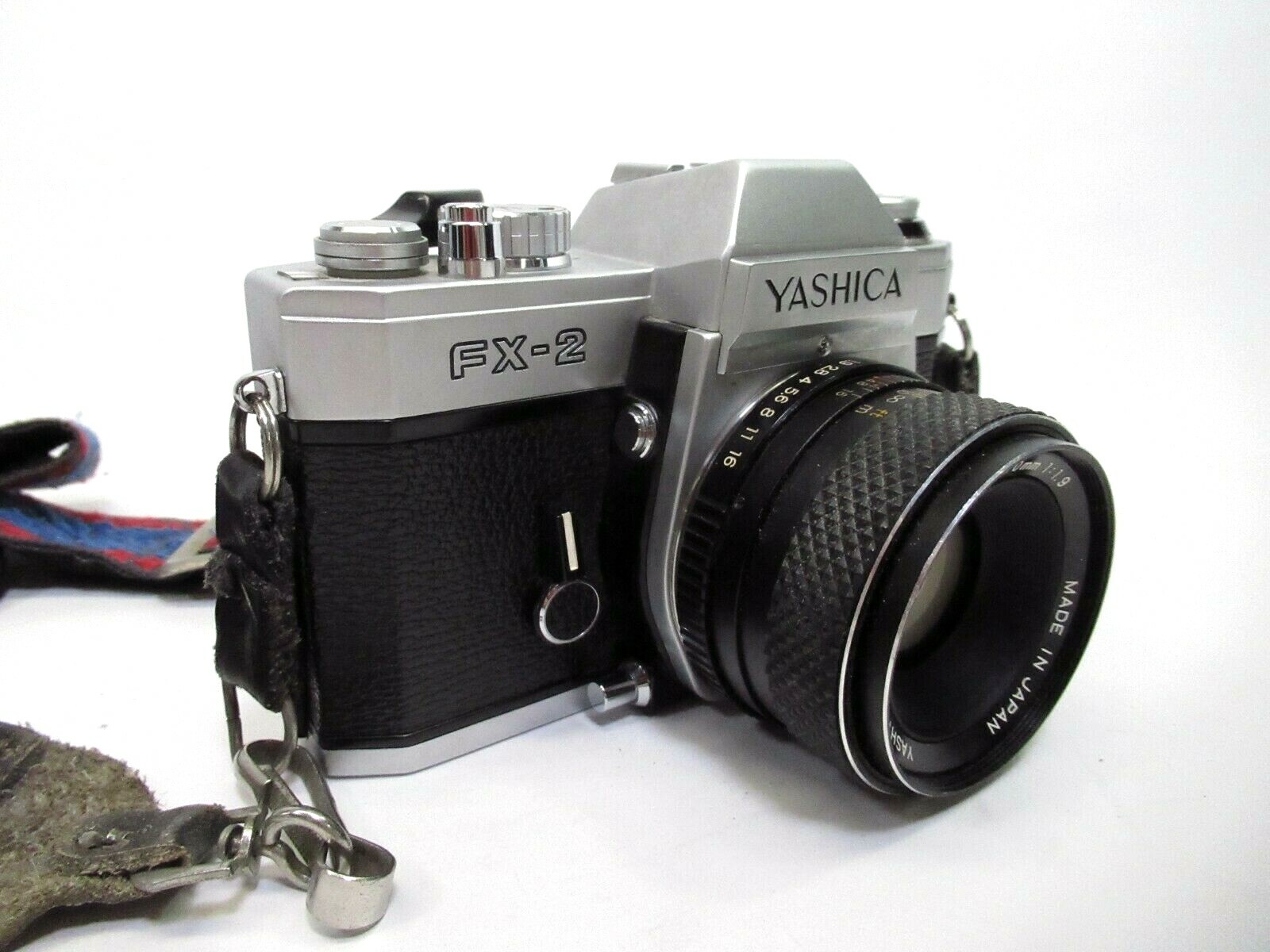 VTG YASHICA FX-2 35mm SLR CAMERA Yashica DSB 50mm f1.9 LENS & Strap ...