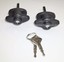 A.R.E. Truck Cap 1 Pair Small Black Locking Handles w/ Keys #T-ARES-2 ...