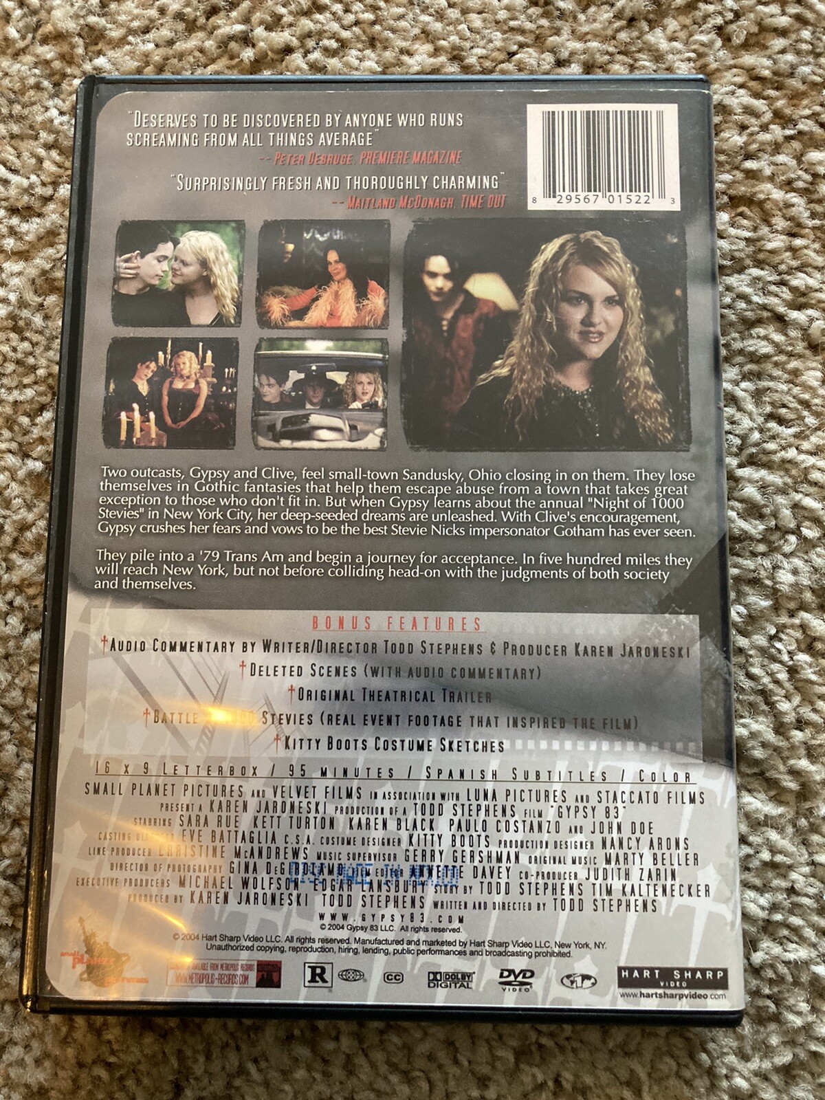Gypsy 83 (DVD, 2004) Todd Stephens, Sara Rue, Kett Turton, Karen Black ...