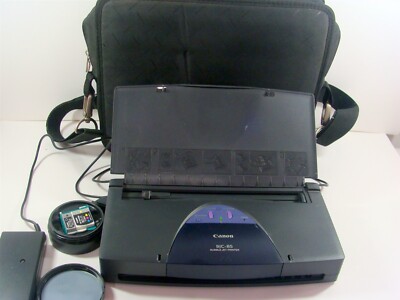 Canon BJC-85 Bubble Jet Mobile Ink Jet Printer K10190 With Power Supply ...