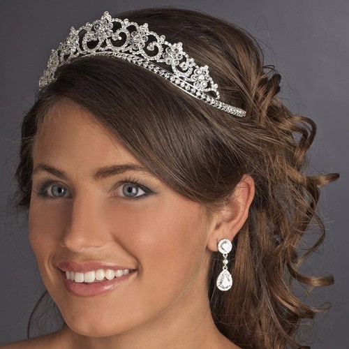 Elegance by Charbonneau Floral Bridal Tiara HP 434 | eBay