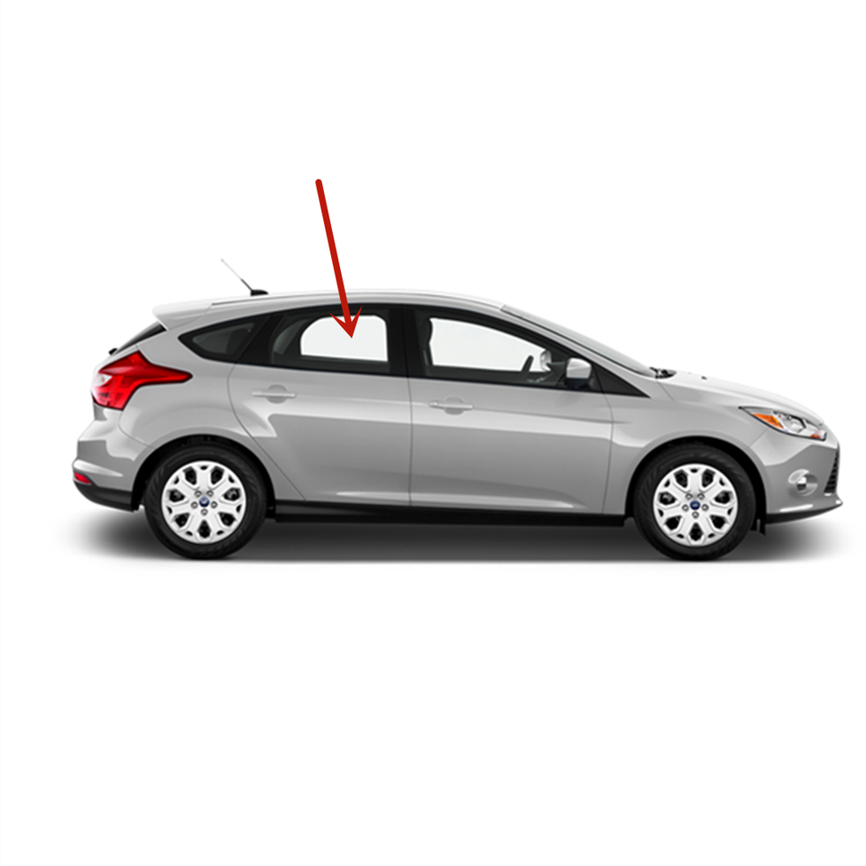 2012-2018 Ford Focus Passenger Right Side Rear Door Window Glass ...