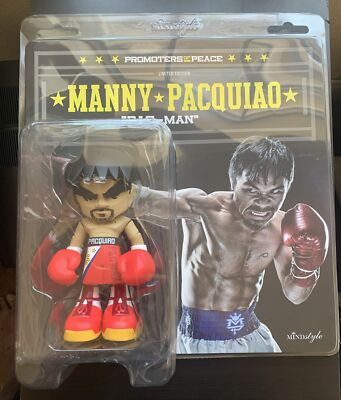 Mindstyle MANNY PACQUIAO 7” Action Figure Promoters Of Peace RED ...