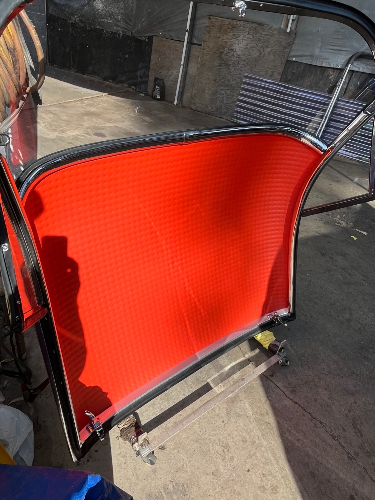 57-58-59-60 CORVETTE RESTORED HARDTOP plexiglass CONVERTIBLE RED ...