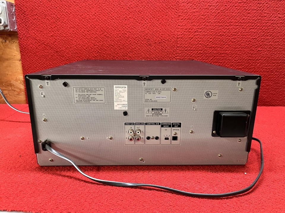 Used Sony 300 Disc CD Changer Player Mega Storage No Remote #CDP-CX355 ...
