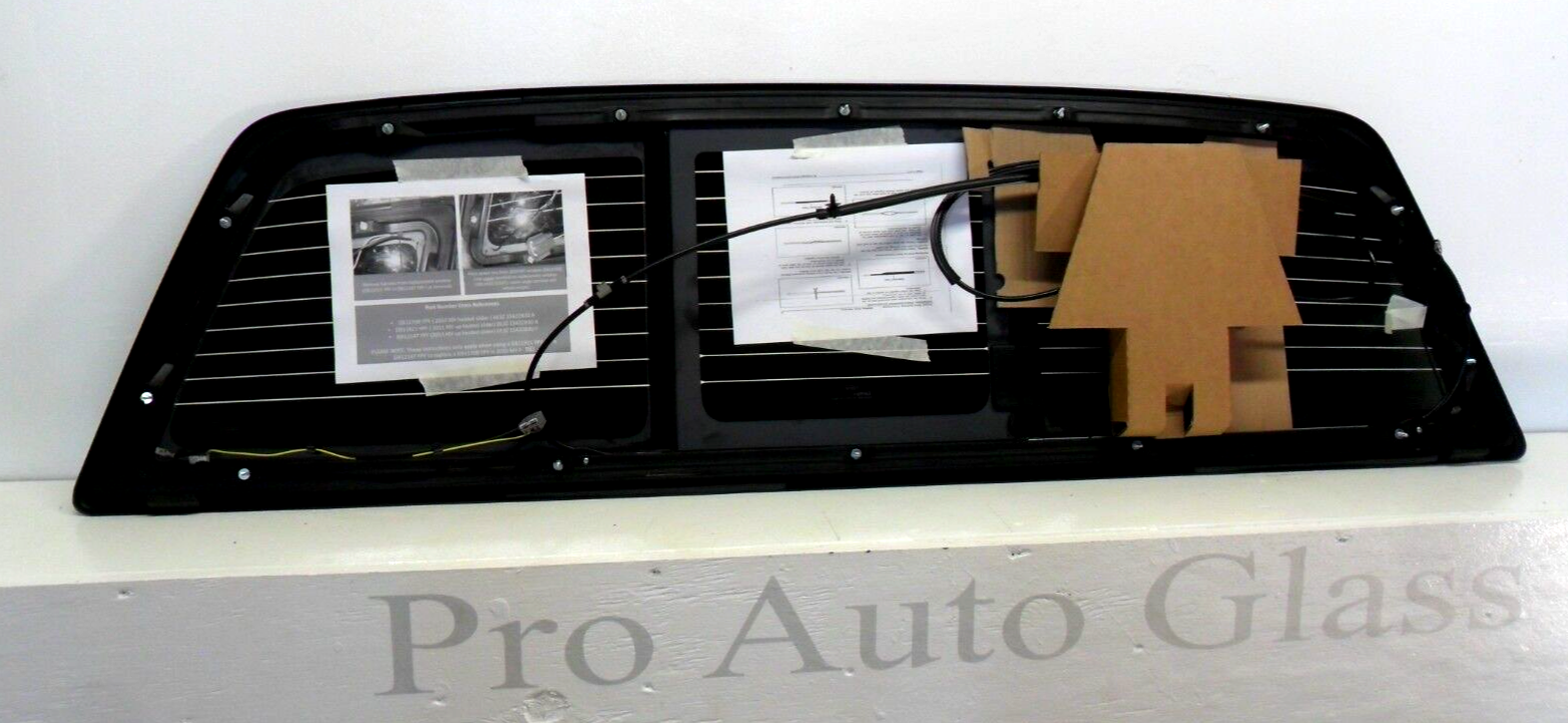 Ford OEM F150 Carlite Rear Power Slider Heated Back Window Glass 2004 ...