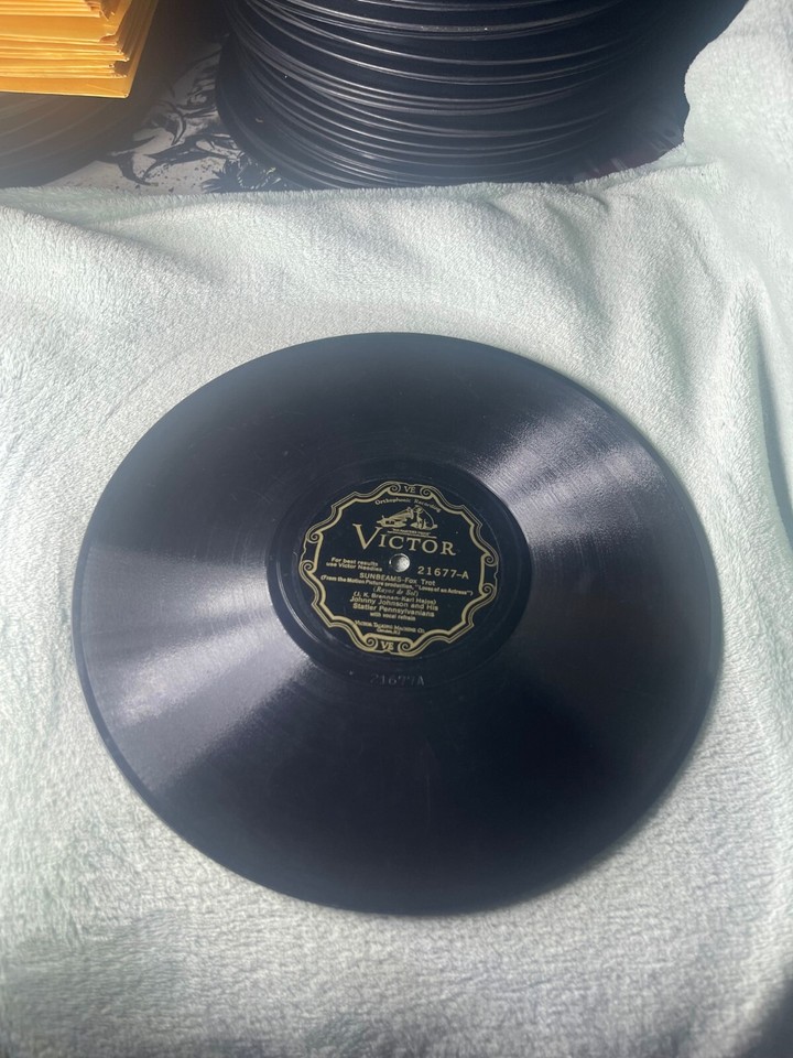 VICTOR Record 78 rpm 21677 ONCE IN A LIFETIME / SUNBEAMS | eBay