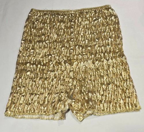 Malco Modes Pettipants Metallic Gold Square Dance Bloomers Shorts Size ...