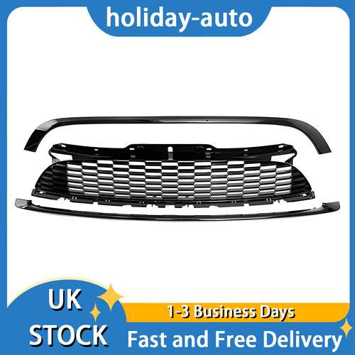 3PCS For Mini R55 R56 R57 R58 R59 Cooper S & JCW Gloss Black Front ...