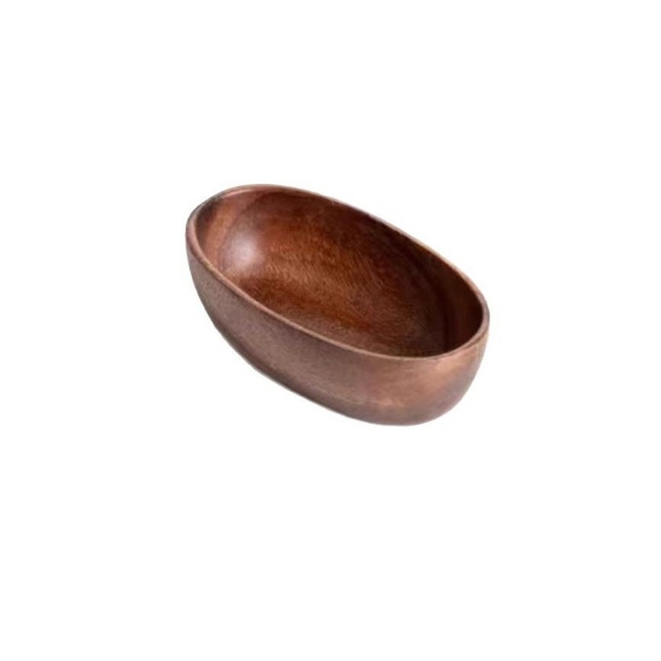 Wooden Mini Boat Walnut Salad Bowl Small Fruit Dish for Home Table ...