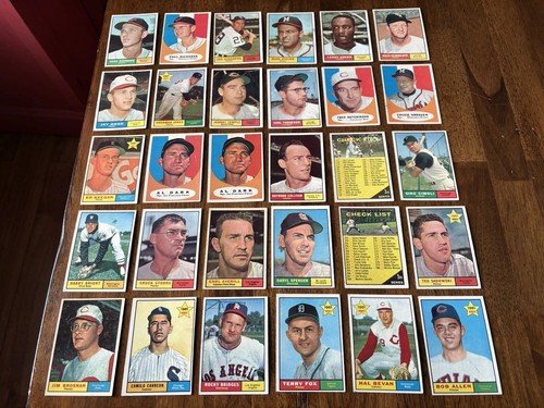 ⚾️ 1961 Topps Baseball Card Lot VINTAGE Set Builders NICE Condition | eBay