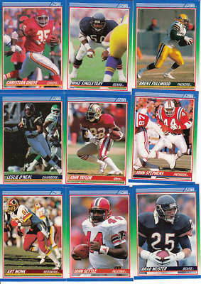 Complete Your 1990 Score Football Set - Pick 10 Cards | eBay
