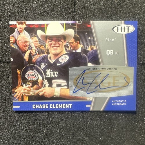 2009 SAGE HIT CHASE CLEMENT Auto Autograph Silver #A61 Rice Owls | eBay