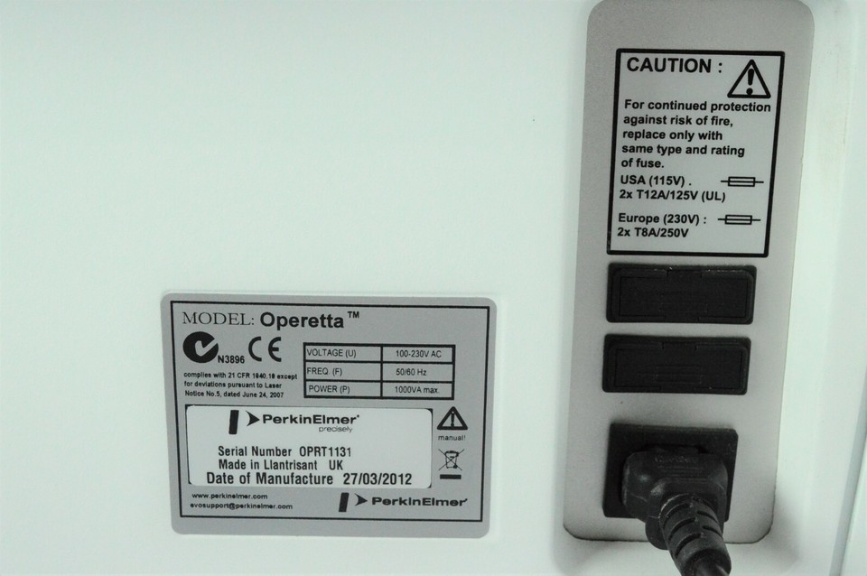 Perkin Elmer Operetta HCS High Content Screening Imaging System w/TCO ...