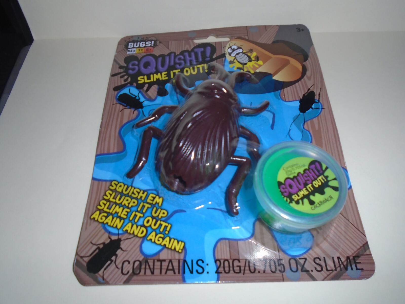 Cockroach Roach Slurper Slime Toy w/Slime - Squihsht Squish Slurp Slime ...