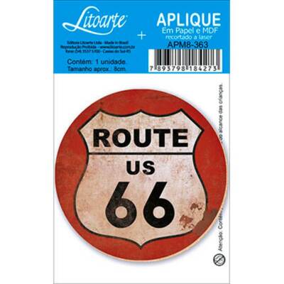 Route 66 : Wood Ornament Embellishment Crafts Hobby Diy Shape Laser ...