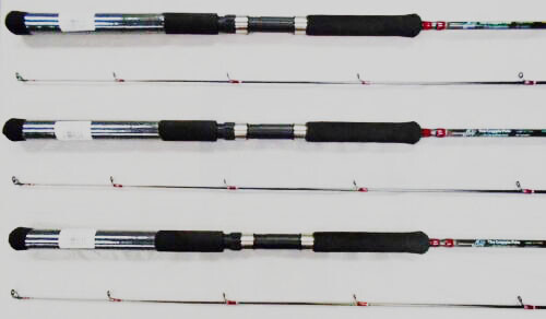 GRIZZLY JIG, THE CRAPPIE POLE, CRAPPIE STICK ROD 12' SET OF 3 RODS CPCS ...