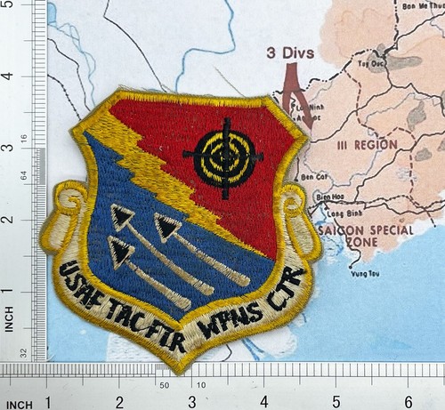 Patch , USAF Tactical Fighter Weapons Center patch , ftr patch , c5-813 ...