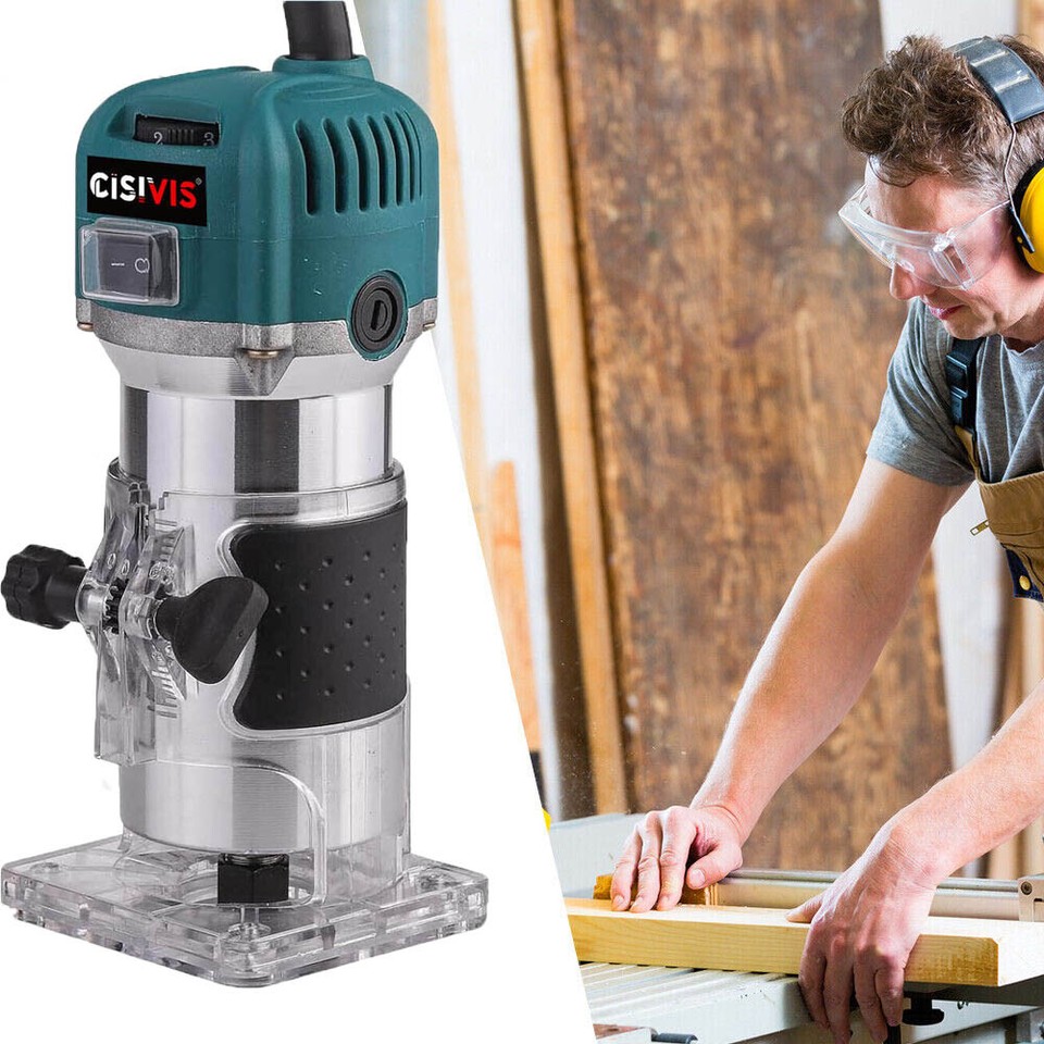 1200W Electric Hand Trimmer Palm Router Woodworking Laminate Wood ...