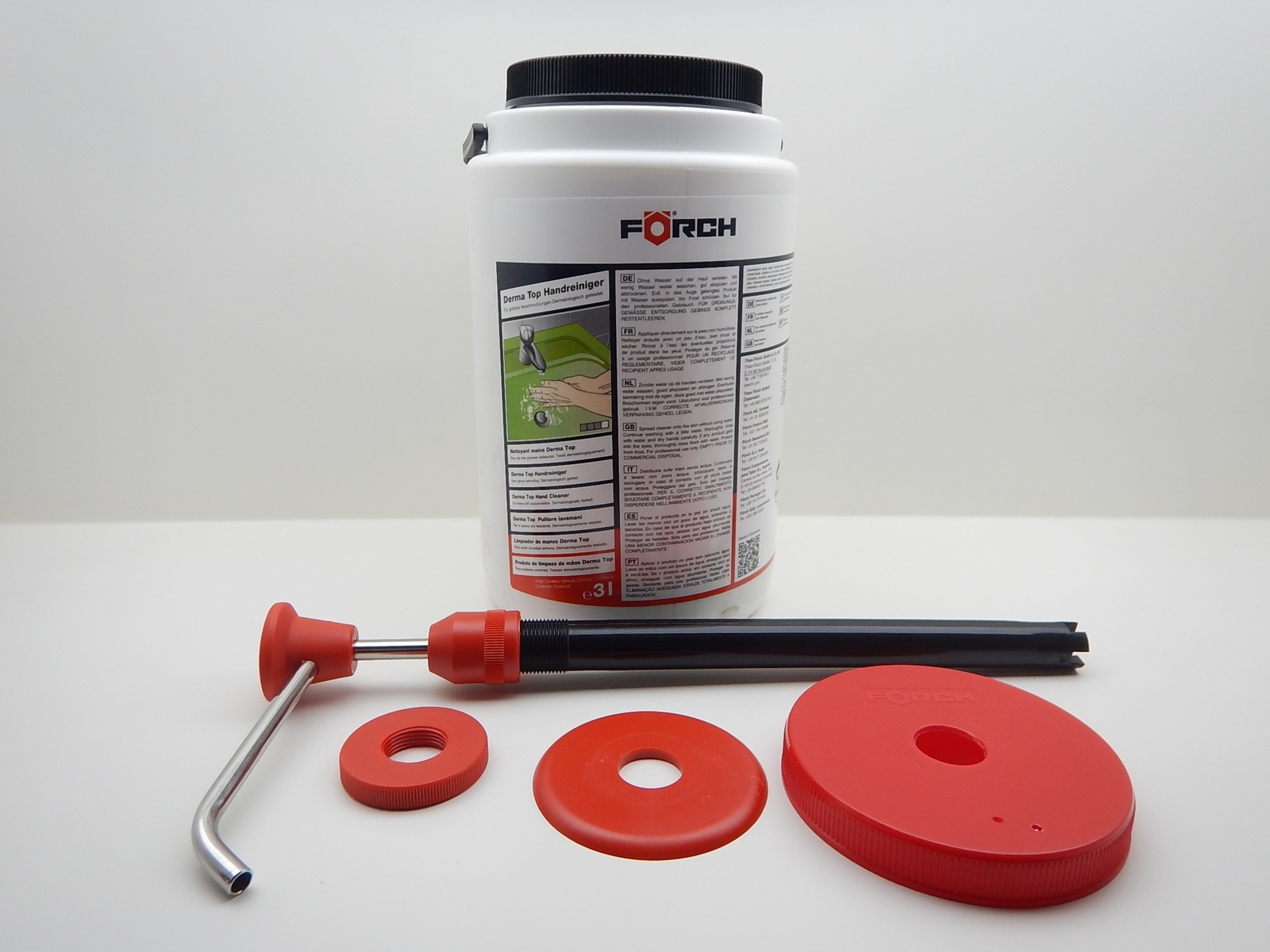 FÖRCH HANDWASCHPASTE WASCHPASTE HANDREINIGER PFLEGE DERMA TOP 3000ml ...