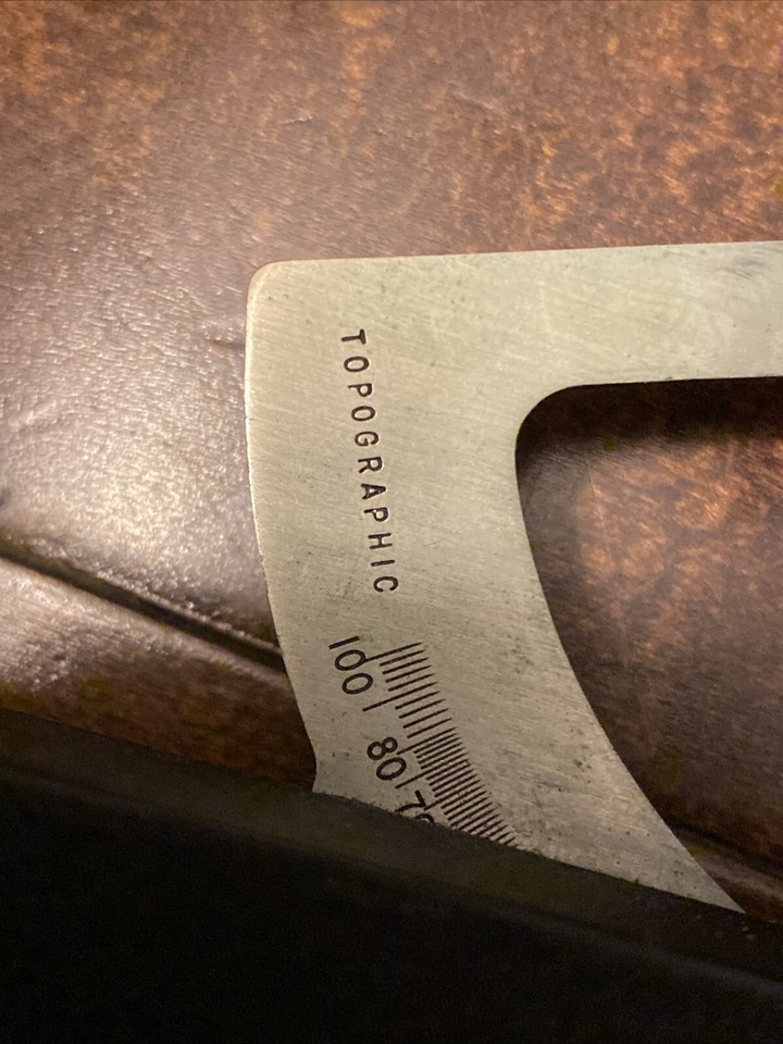 VINTAGE KEUFFEL & ESSER CO. BRASS SURVEYORS HAND LEVEL SIGHT SCOPE ...