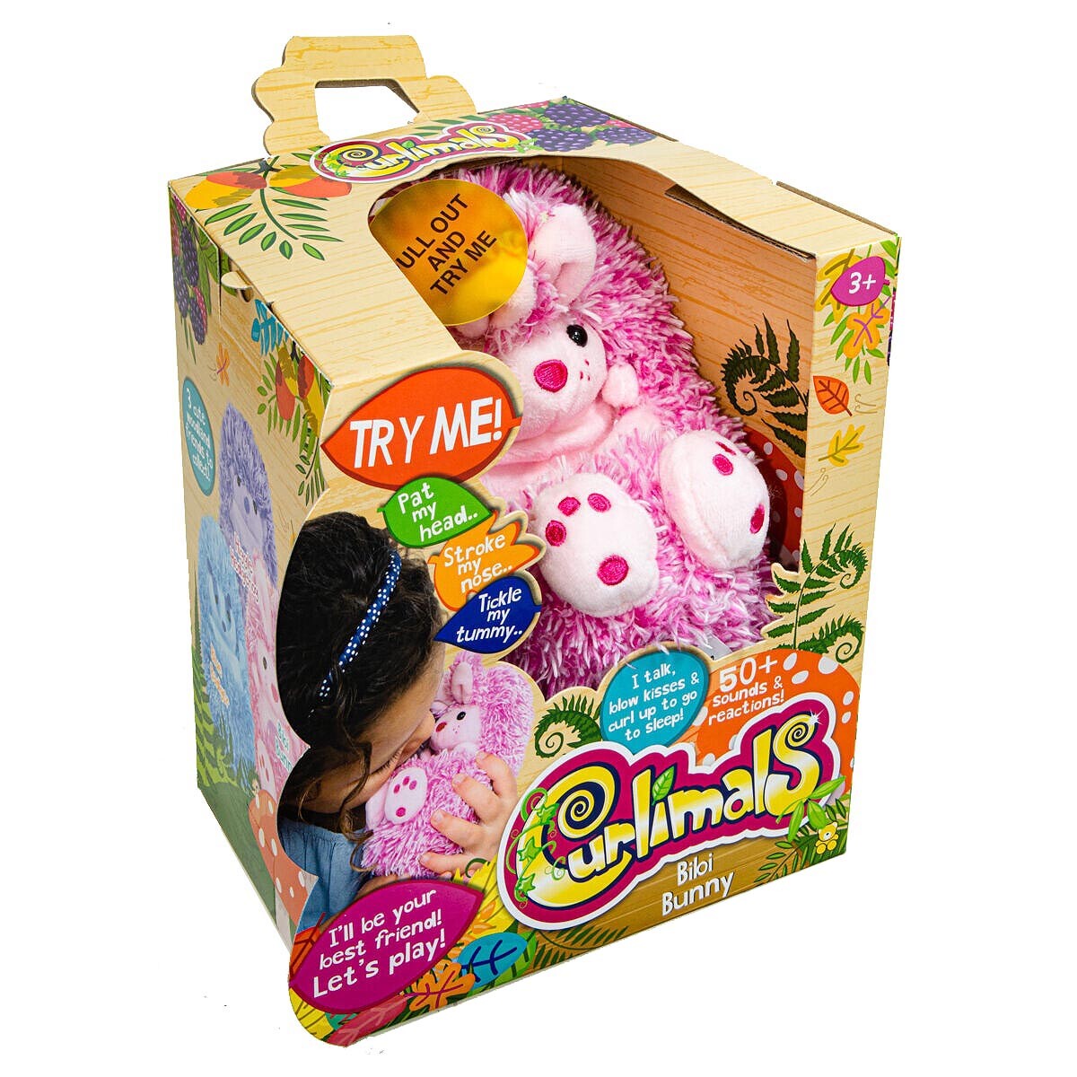 NEW Curlimals BIBI The Bunny Interactive Rabbit Plush Soft Toy For Kids ...