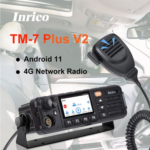 Inrico TM-7 Plus Android 11 4G Network Radio GPS RealPTT ZELLO POC ...