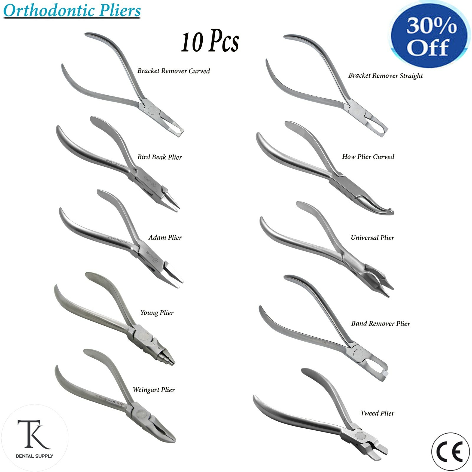Range Of Orthodontic Pliers Utility Loop Forming & Wire Bending ...