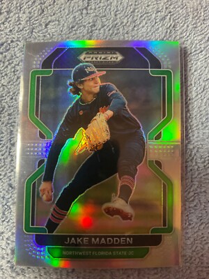 Jake Madden northwest Florida 2022 Panini Prizm Draft Picks SILVER ...