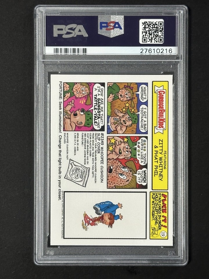 2004 Garbage Pail Kids Stickers Series 3 #7a Donald Dump Donald Trump ...