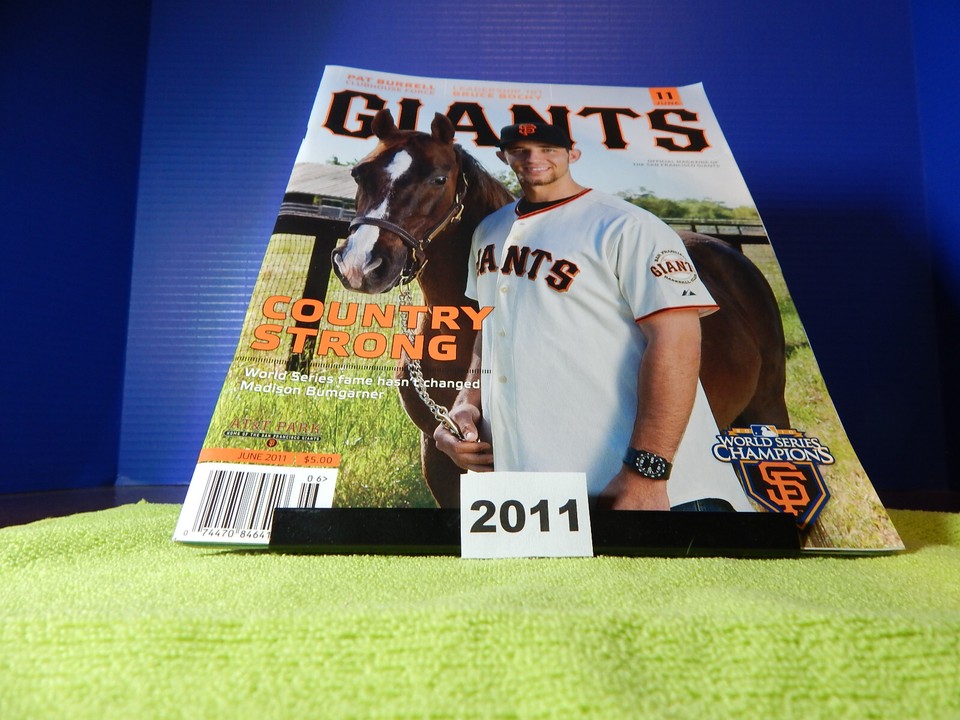 2011 S F Giants Official Magazines Lot of 6 | eBay