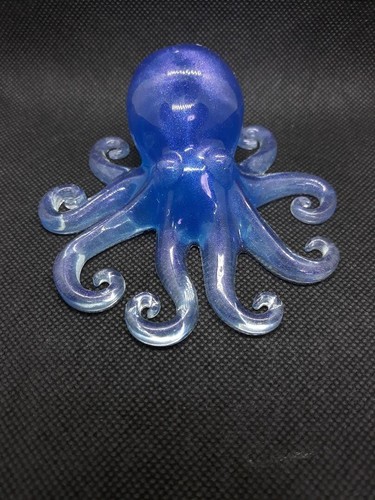 Adorable Handmade Hand Painted Octopus Resin Figurine | eBay