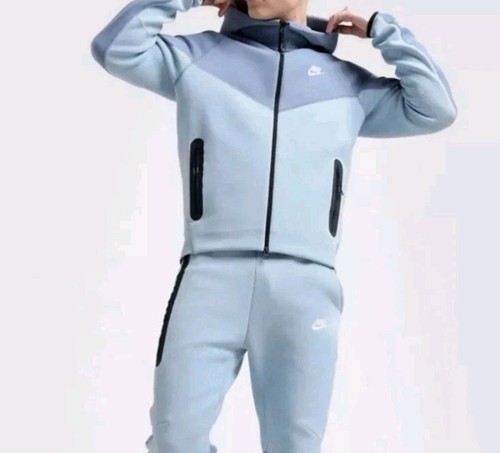 Nike Tech Fleece Tracksuit/ Light armoury blue/ Size Small - | eBay