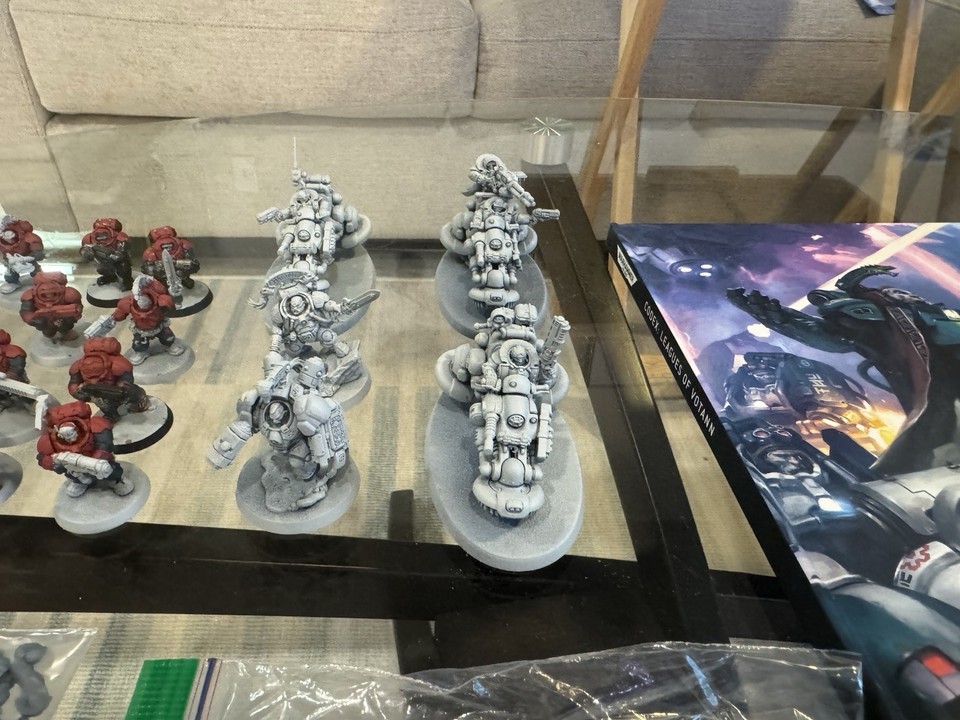 Warhammer 40K Leagues of Votann Launch Army Box Set built and partially ...