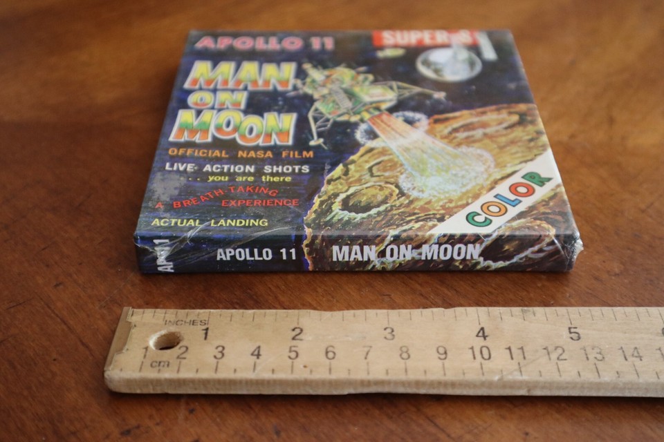 VTG Apollo 11 Man On Moon Super 8 mm Official NASA Film Movie in Color ...