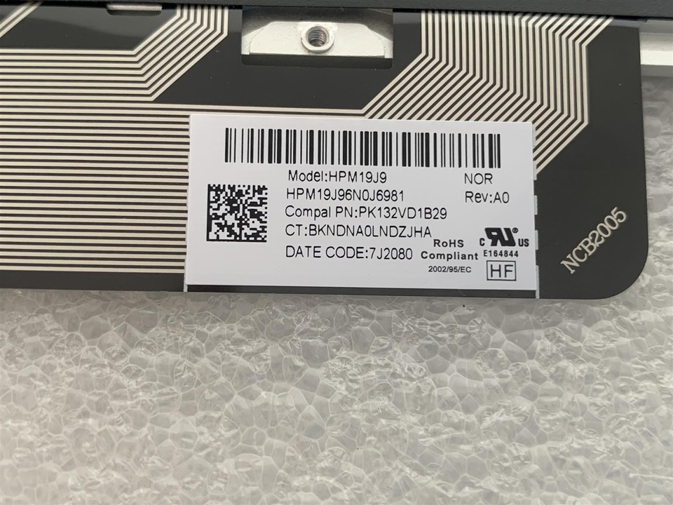 HP EliteBook x360 1030 G7 M16980-091 Norwegian Keyboard Norway Norse ...