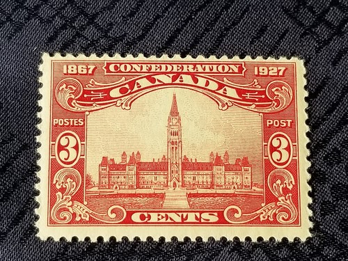 Canada Mint Hinged Stamp - 3 Cents 1867-1927 Confederation - B205 ...