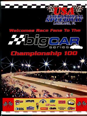 USA International Speedway race Program 2006-Lakeland FL-Tony Stewart ...