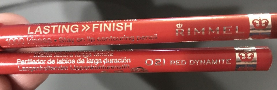 Rimmel Red Dynamite Lasting Finish 1000 Kisses Contour pencil .04 oz ...