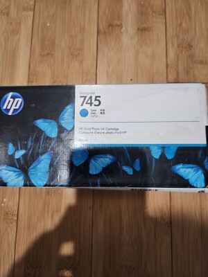 Genuine HP 745 300 ml Cyan DesignJet Ink Cartridge F9K03A – OEM – New ...
