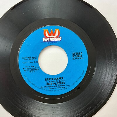 Ohio Players, Rattlesnake / Gone Forever, 7" 45rpm, Vinyl NM | eBay