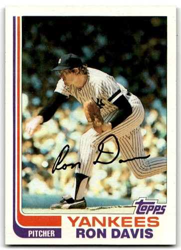 1982 Topps Ron Davis New York Yankees #635 | eBay