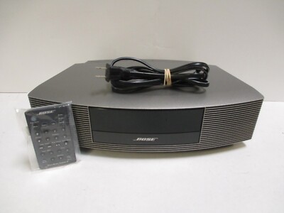 Bose Wave Radio III (No CD) w/ Remote Color: Titanium Silver nice ...