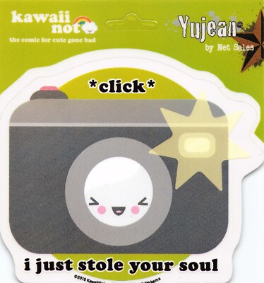 Camera Click I Stole Your Soul Kawaii Not Die-Cut Decal Sticker New ...