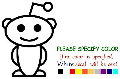 Reddit Snoo Graphic Die Cut decal sticker Car Truck Boat Window Laptop ...