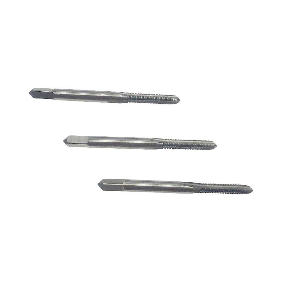 US SHIPPING New 6-48 UNS 3 PIECE 3 FLUTE HSS hand TAP SET NORSEMAN ...