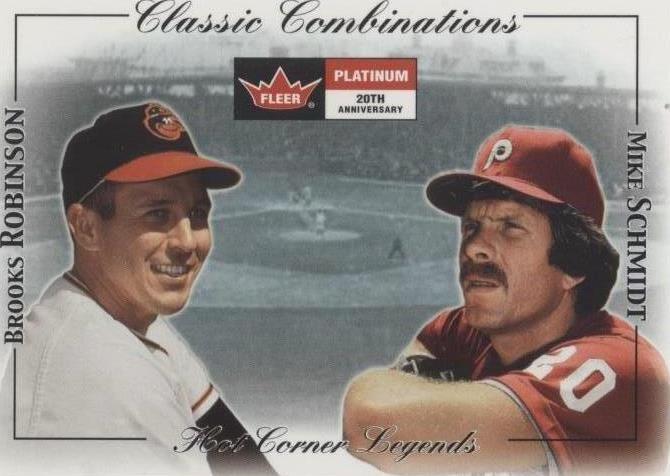 2001 Fleer Platinum - Classic Combinations Mike Schmidt, Brooks ...